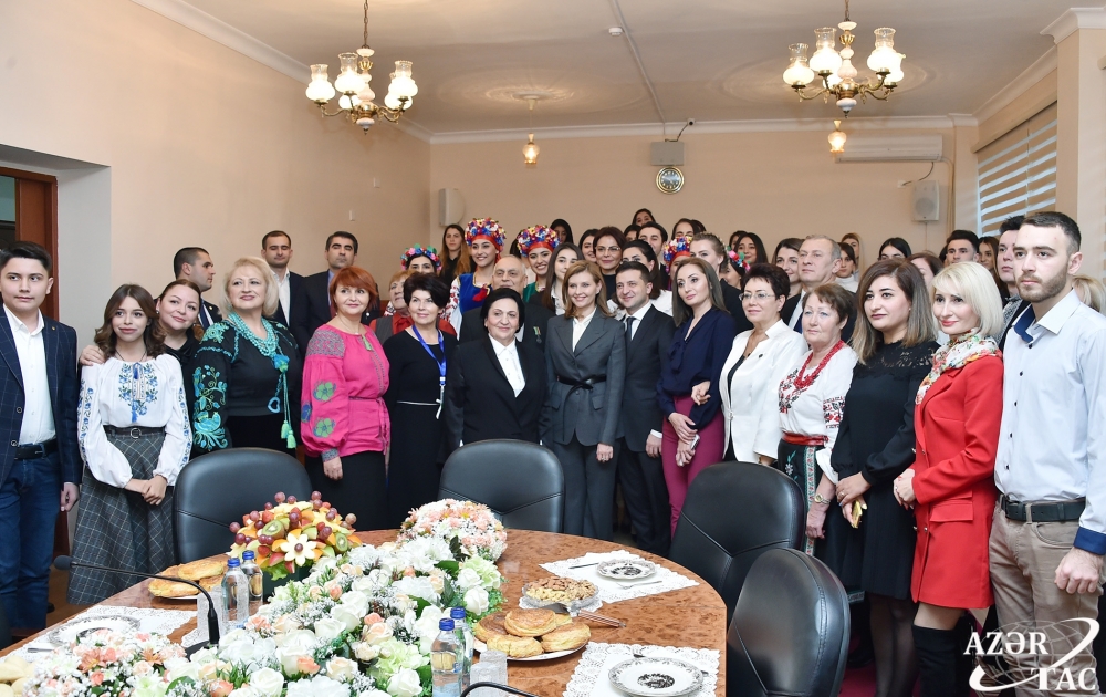 President Volodymyr Zelensky visits Baku Slavic University