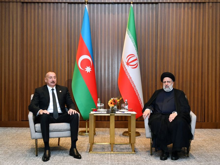 President Ilham Aliyev meets with President of Iran Seyyed Ebrahim ...